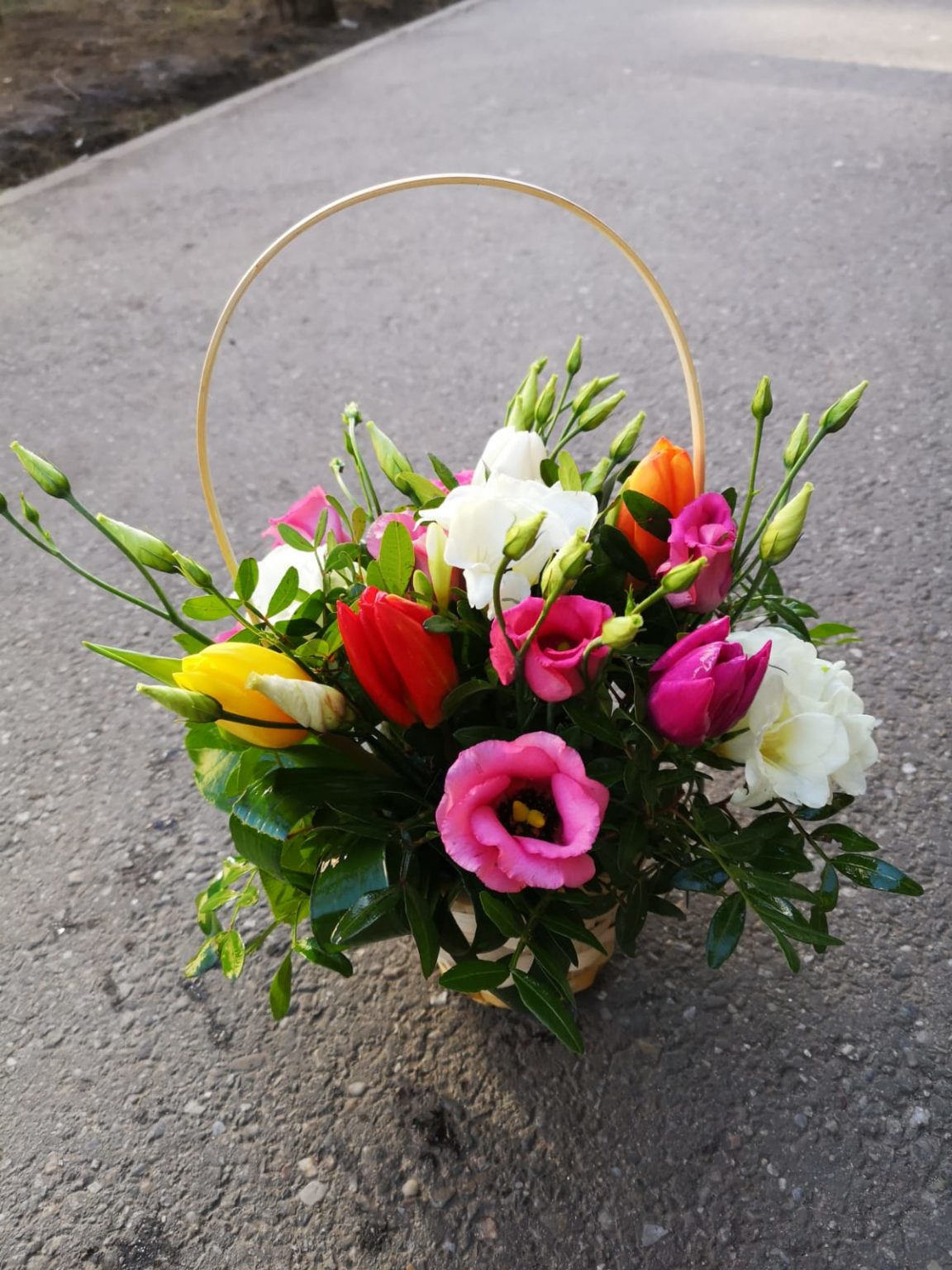 Coșuleț de primăvară - Florarie online Cluj - Livrare GRATUITA flori in ...